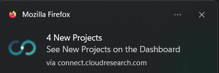 How Can I Get Notified When a New Project is Available? – Connect ...